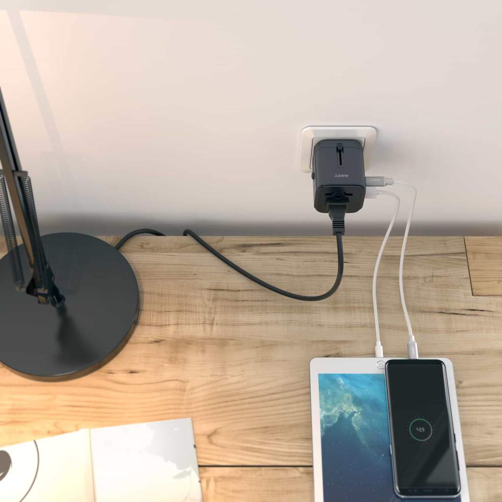 Aukey Universal Travel Adapter | Dr Mac Mandalay